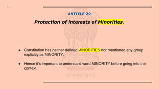 Constituition of India Fundamental Rights | PPT