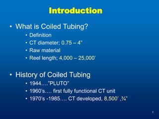Coiled tubing Structure and Applications | PDF