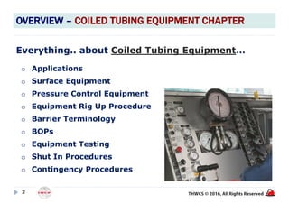 Coil Tubing Accidents