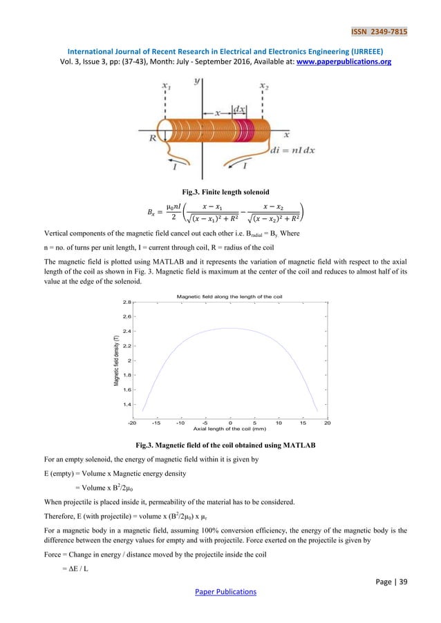 Coilgun: Simulation and Analysis | PDF