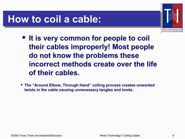 Coiling Cables | PPT