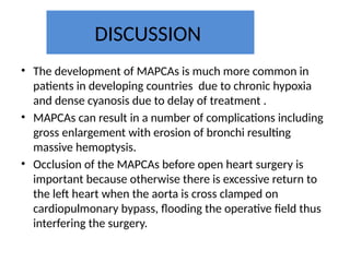 Coiling of Major Aortopulmonary Collateral Arteries (MAPCAs.pptx