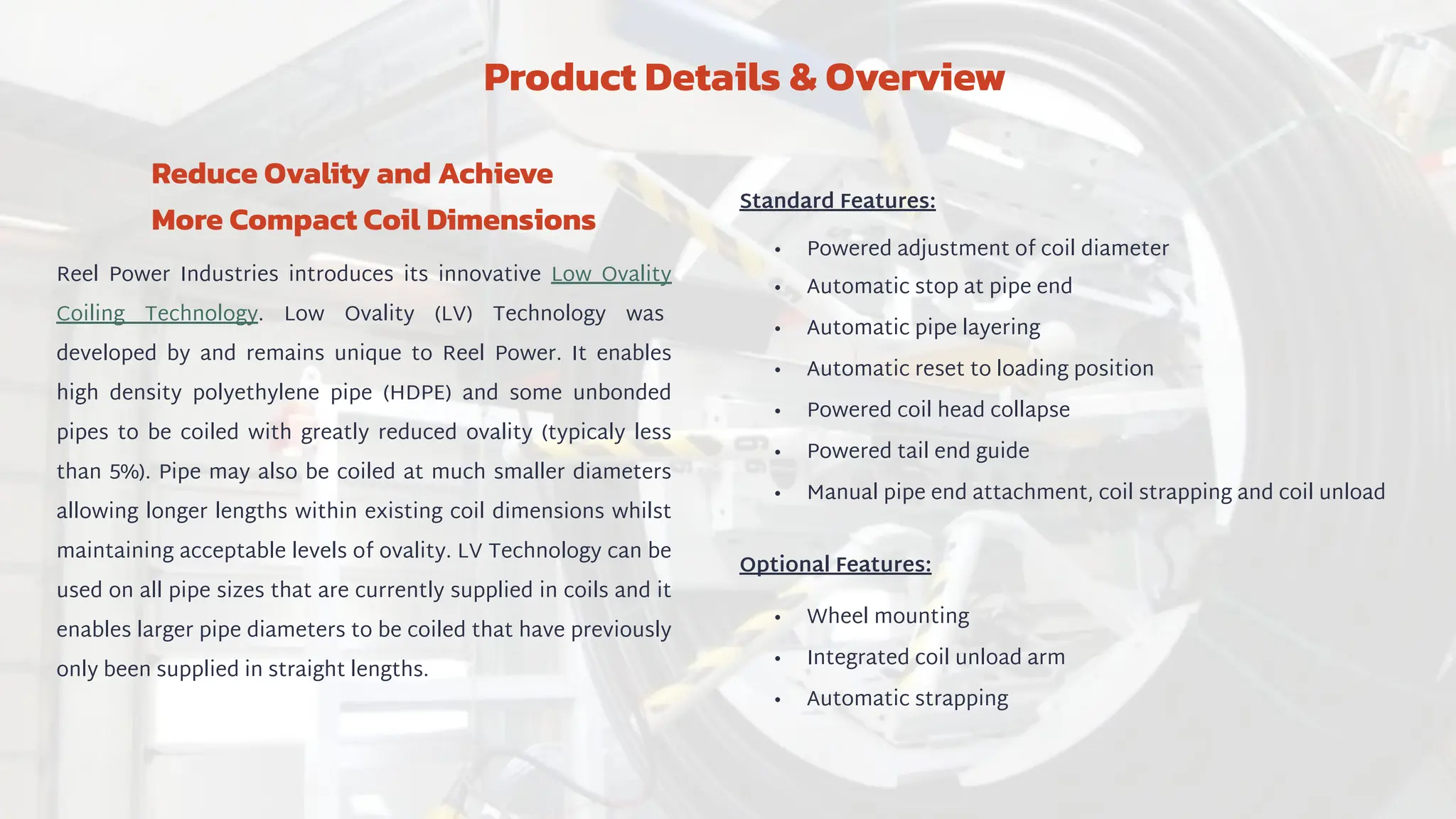 Coiling Process with Low Ovality Technology | PDF