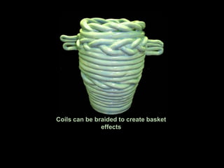 Coil pot presentation, ceramics lesson plan | PPTX
