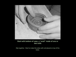 Coil pot presentation, ceramics lesson plan | PPTX