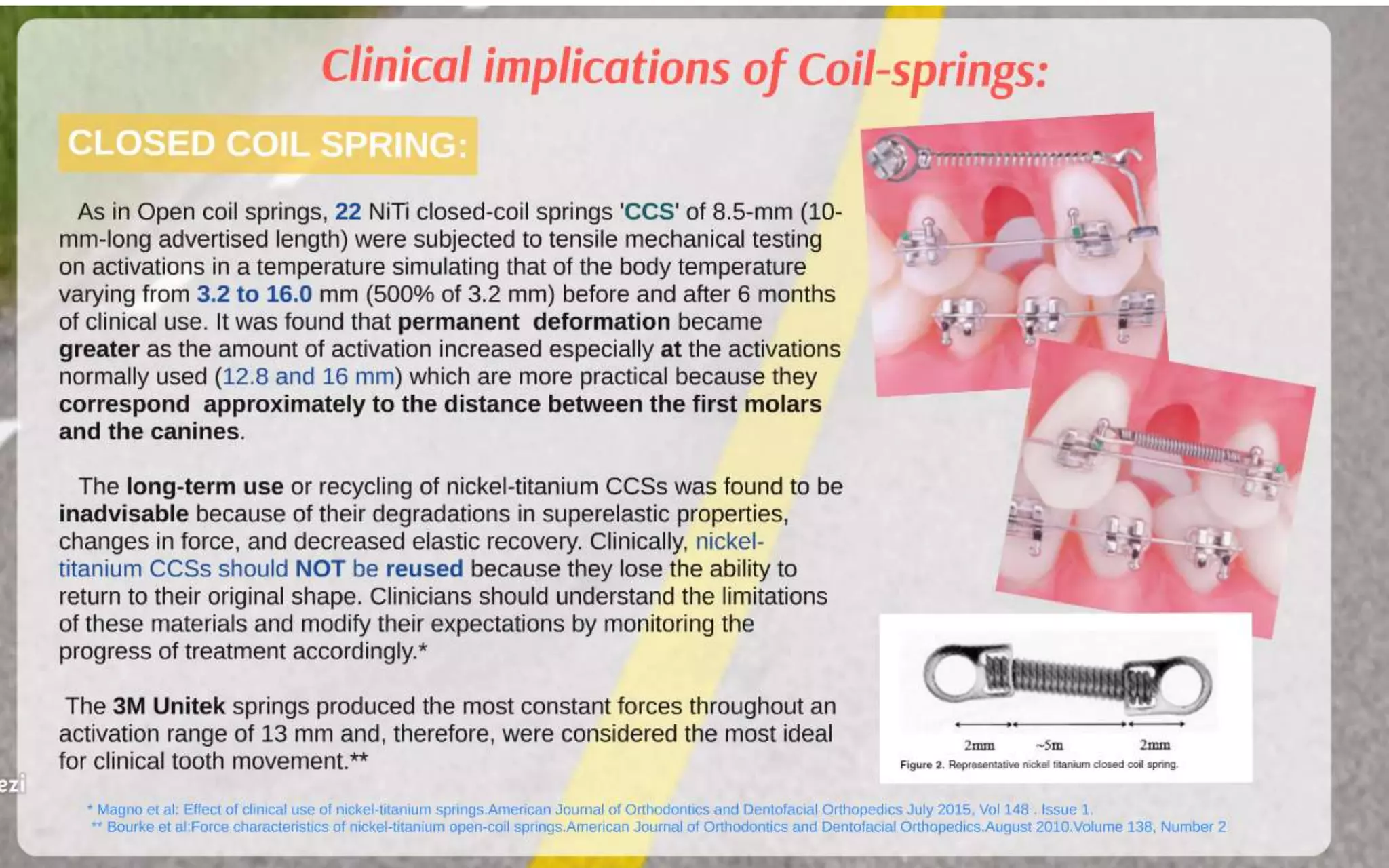 Orthodontic Coil spring | PPTX
