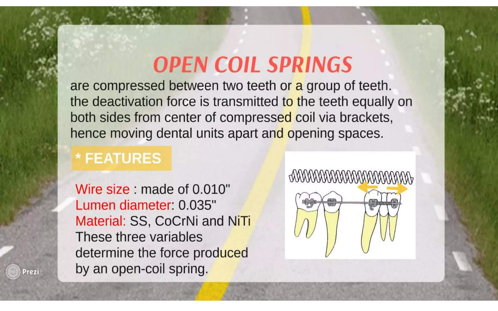 Orthodontic Coil spring | PPTX