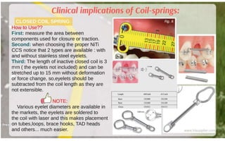 Orthodontic Coil spring | PPT