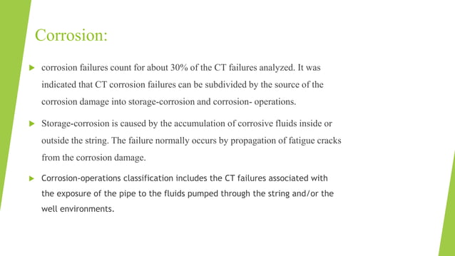 Coil tubing and its application, failures and causes of failures | PPTX ...