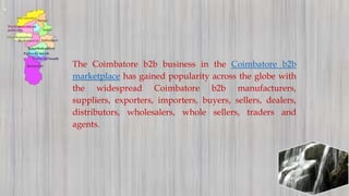 Coimbatore B2B Marketplace | PPTX