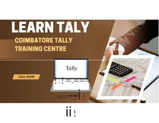 Tally Training in Coimbatore Tamil Nadu India | PPT
