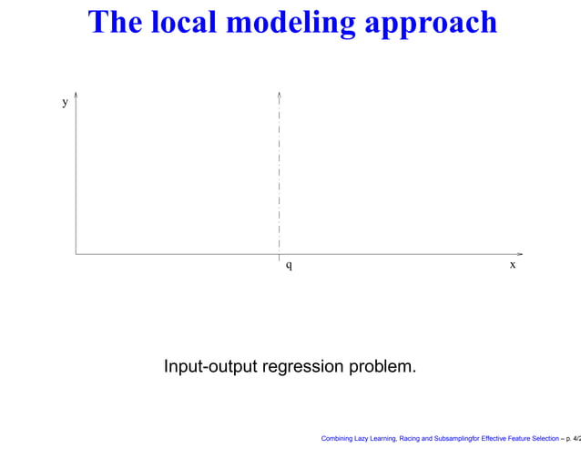 Combining Lazy Learning Racing And Subsampling For Effective Feature Selection Ppt