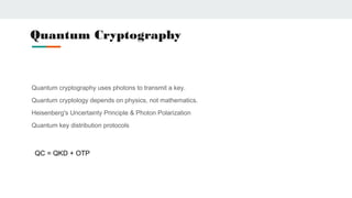 Quantum Cryptography - Quantum Coin Tossing | ODP | Internet | Computing