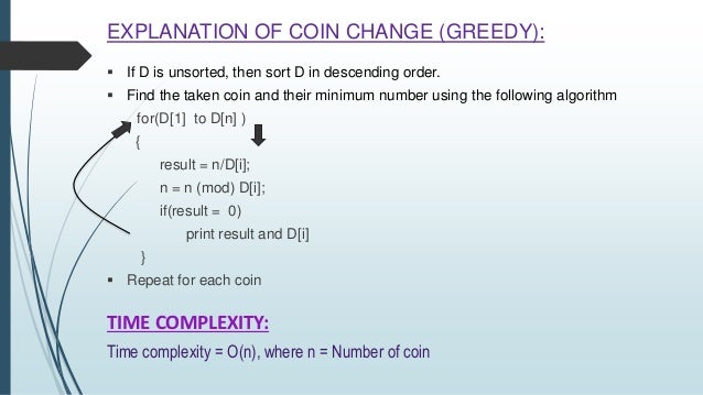 Coin change Problem (DP & GREEDY)