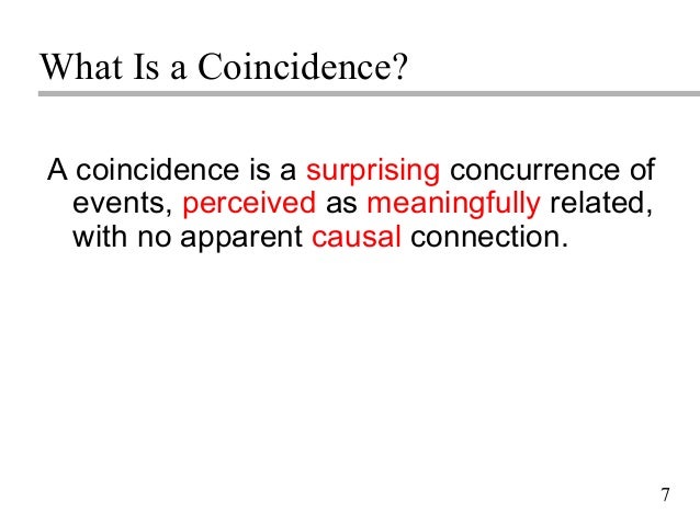 Coincidences