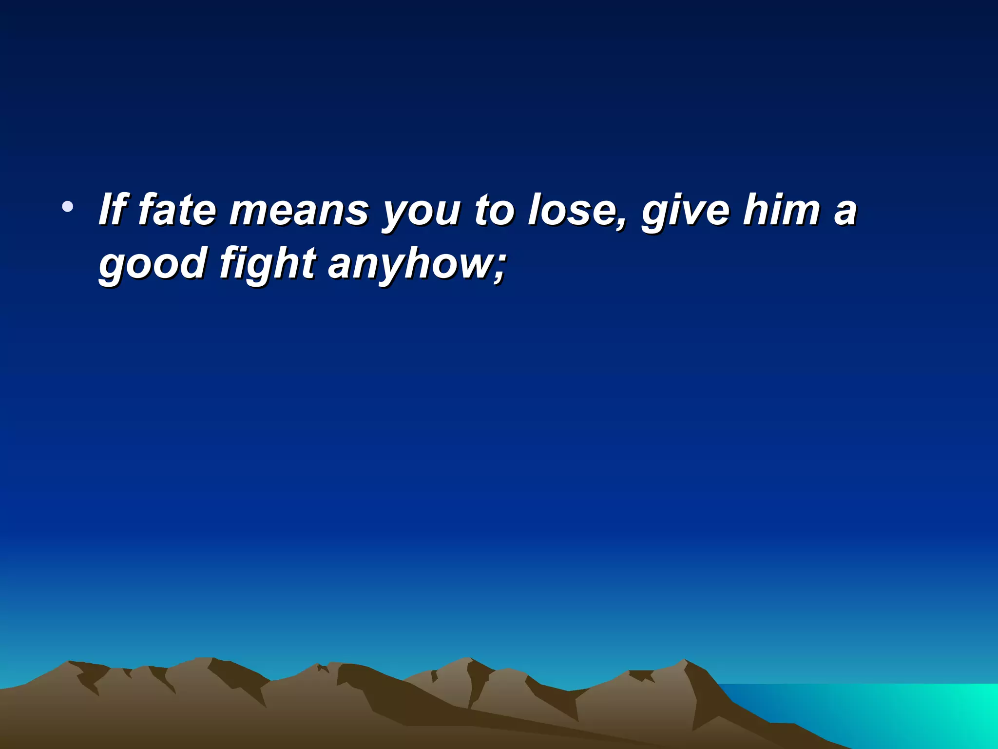 Coincidents or fate | PPT