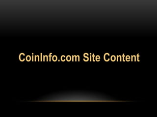 Coininfo guide to successful trading | PPT