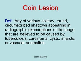 Coin lesion | PDF
