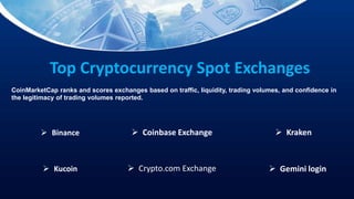 Coinmarketcap Exchange and Coinmarketcap | PPTX
