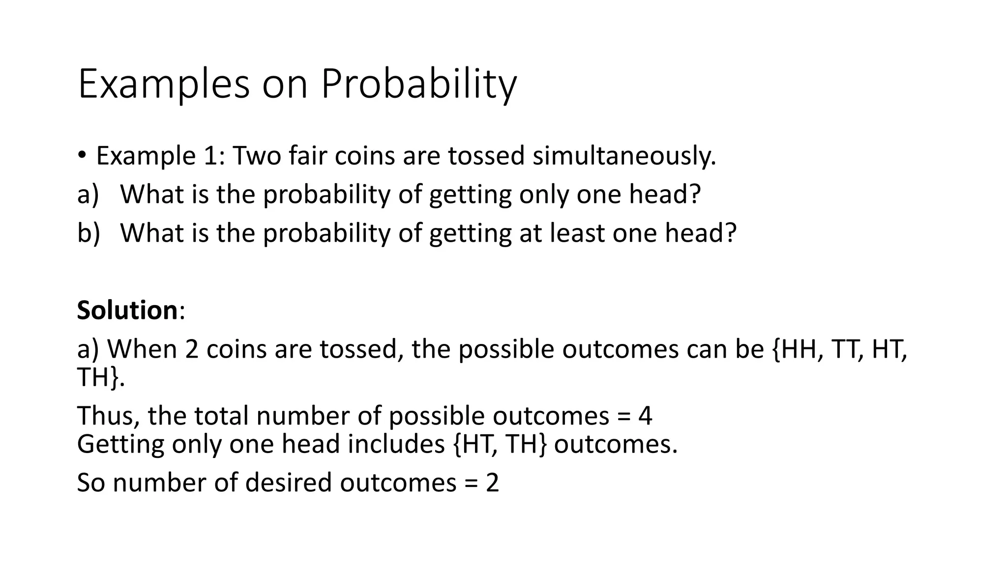 Coin probability | PPTX