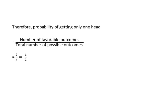 Coin probability | PPTX