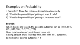 Coin probability | PPTX