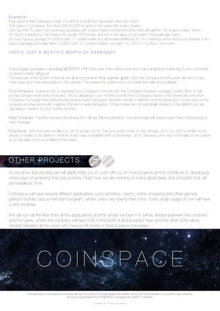 coinspace - One World One Currency Business Plan | PDF