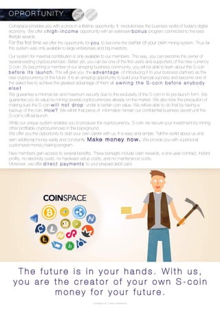 coinspace - One World One Currency Business Plan | PDF