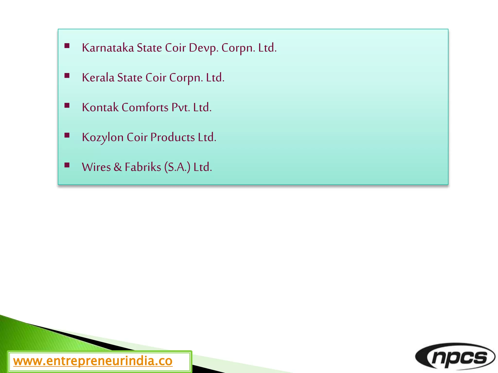 Coir Geotextiles, Coir Nettings / Geotextiles, Coir Woven Bhoovastra ...