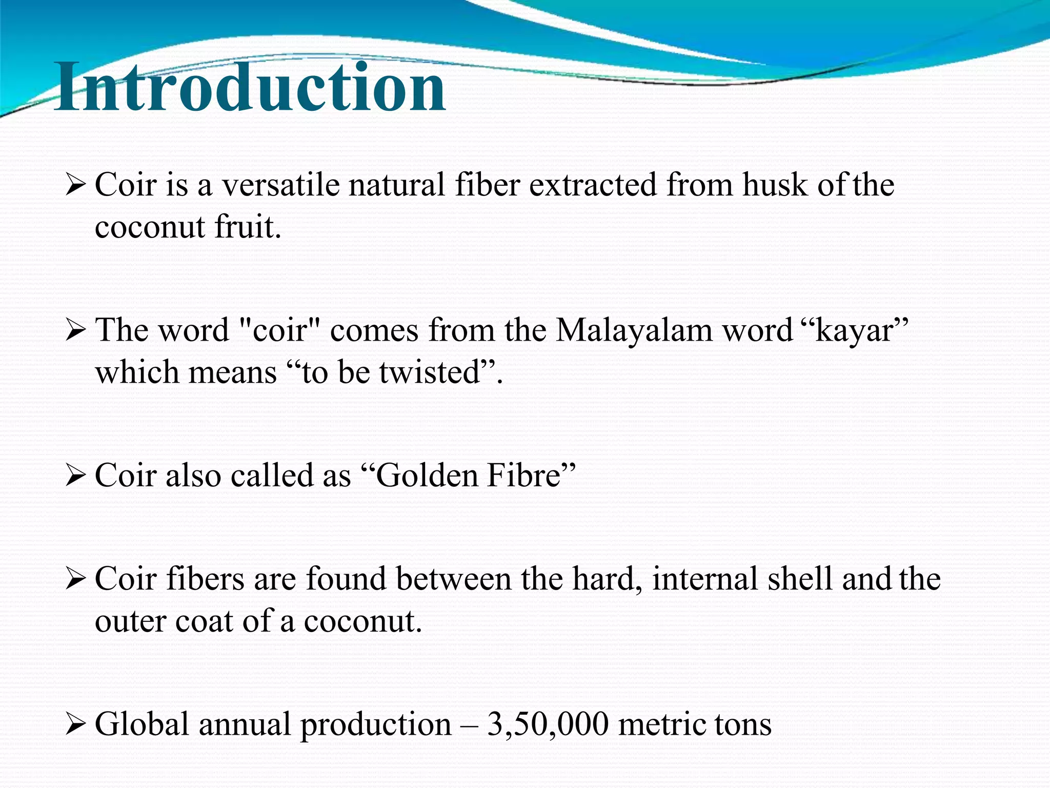 Coir Industries | PPTX