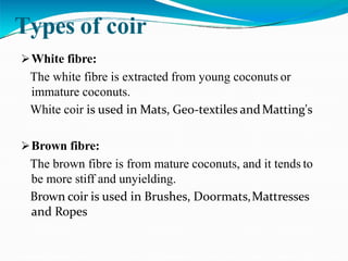 Coir Industries | PPTX