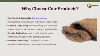Coir Products – Sustainable & Eco-Friendly Solutions.pdf