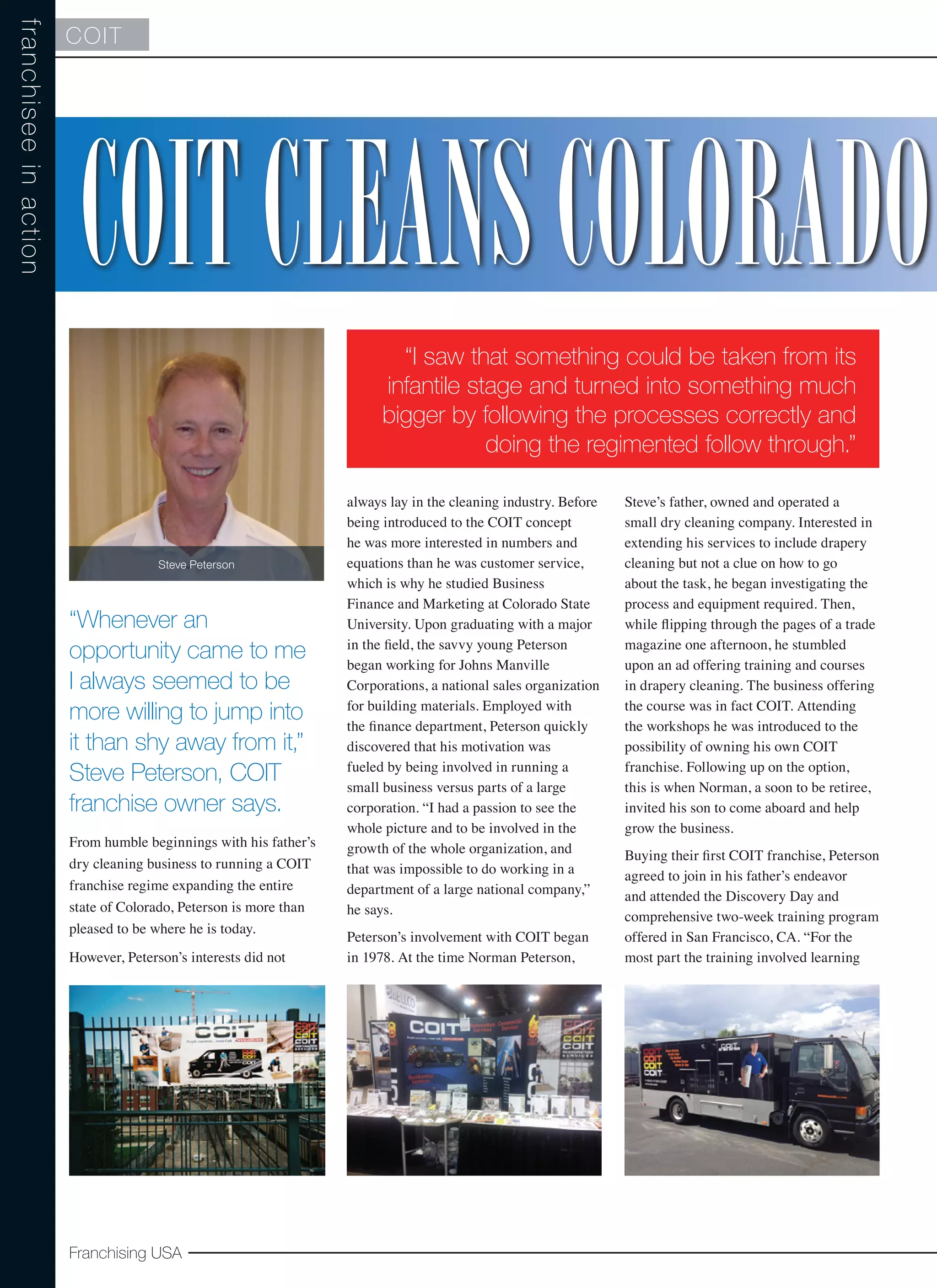 Coit Cleaning November Franchising USA. | PDF
