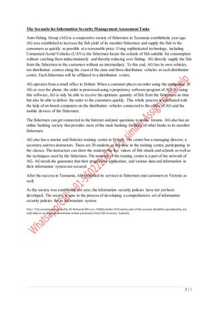 Coit20263 information security management assignment 2 | DOCX