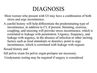 Coital incontinence | PPT