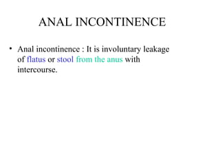 Coital incontinence | PPT