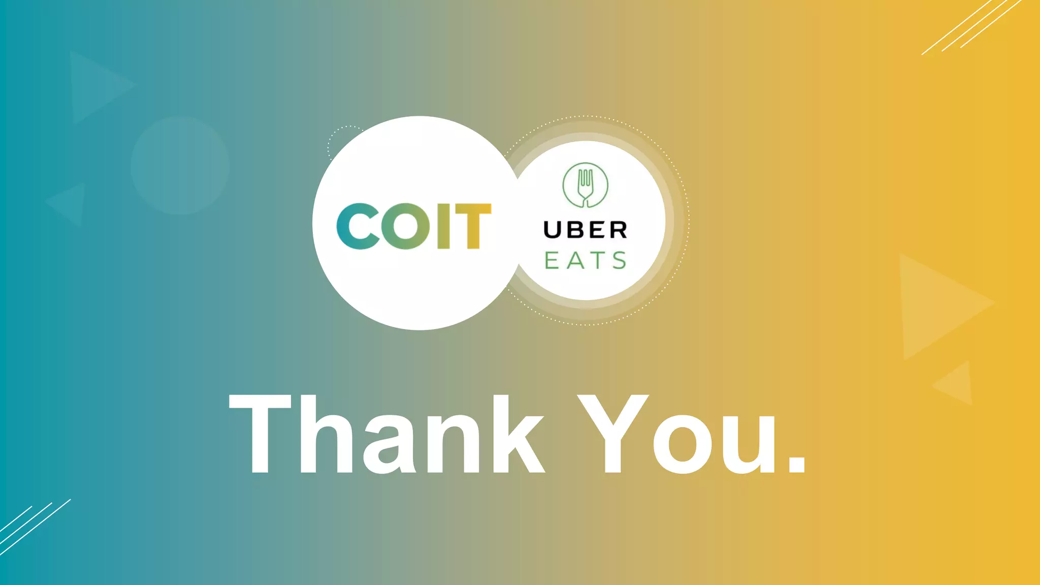 Coit group plus Uber eats presentation | PDF