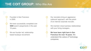 Coit group plus Uber eats presentation | PDF