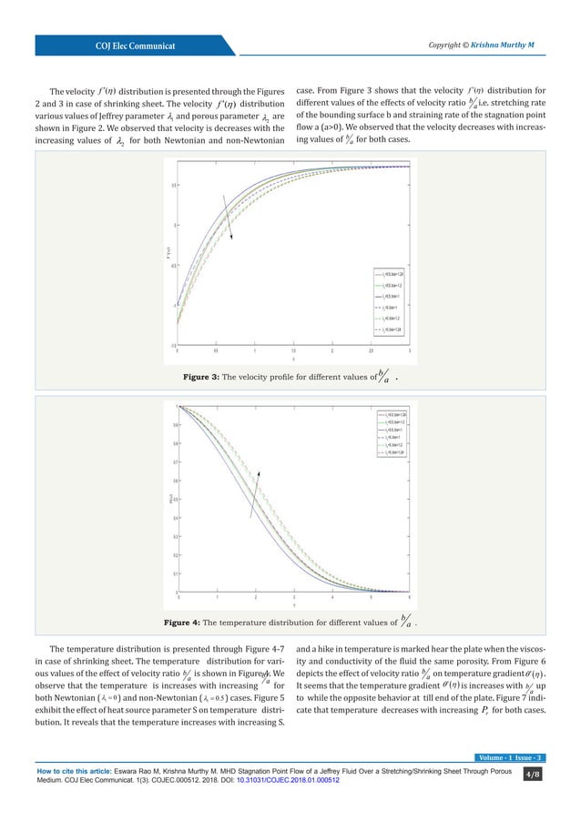MHD Stagnation Point Flow of a Jeffrey Fluid Over a Stretching/Shrinking Sheet Through Porous ...