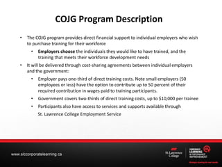 Canada-Ontario Job Grant Employer Training | PDF