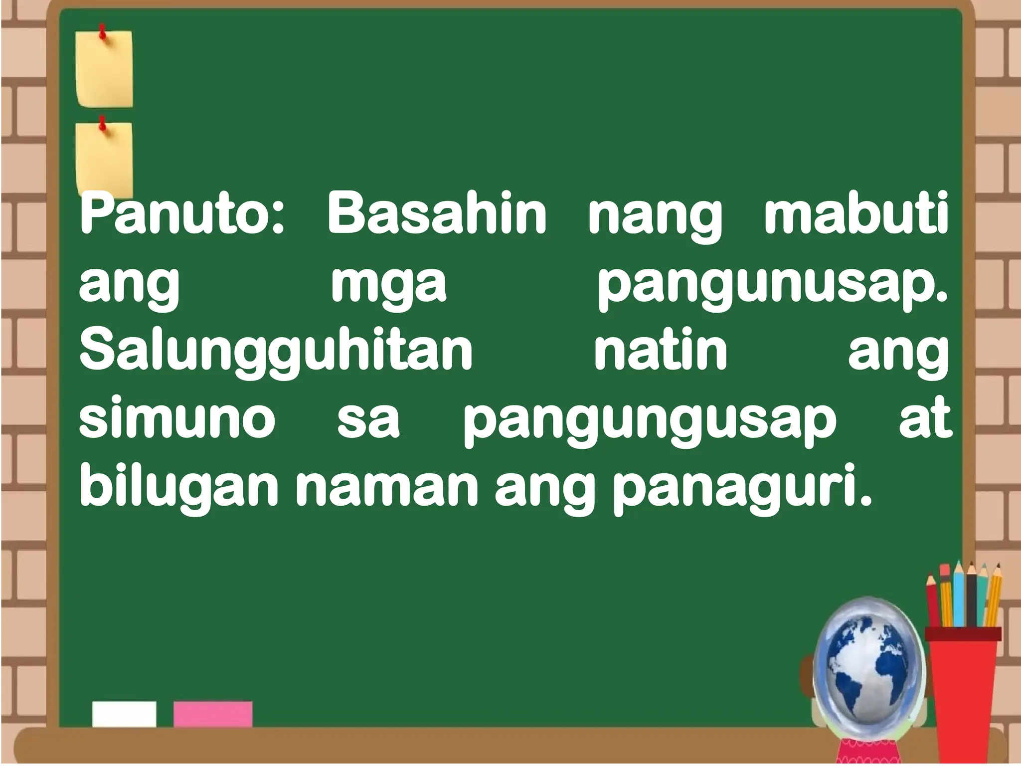 Ibat Ibang Uri ng Pangungusap sa Filipino.pptx
