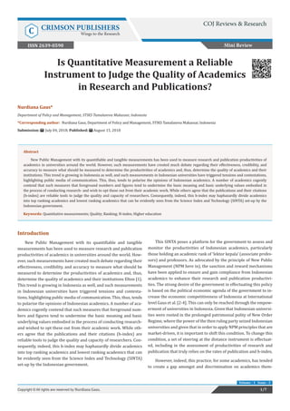 Crimson Publishers_Is Quantitative Measurement a Reliable Instrument to ...