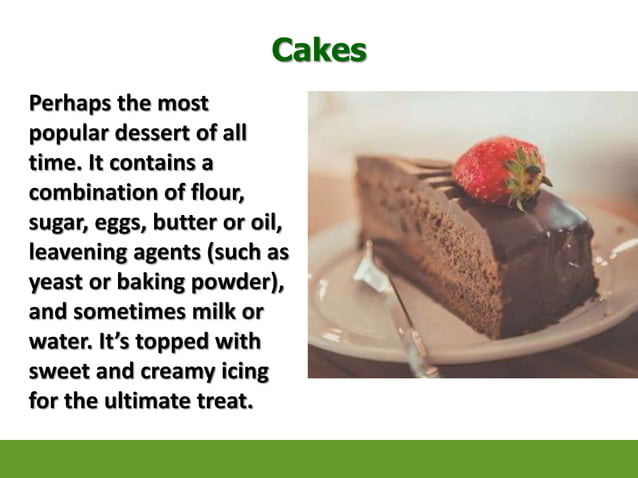 Unit of Competency 12 - Prepare Desserts | PPTX | Desserts and Baking ...