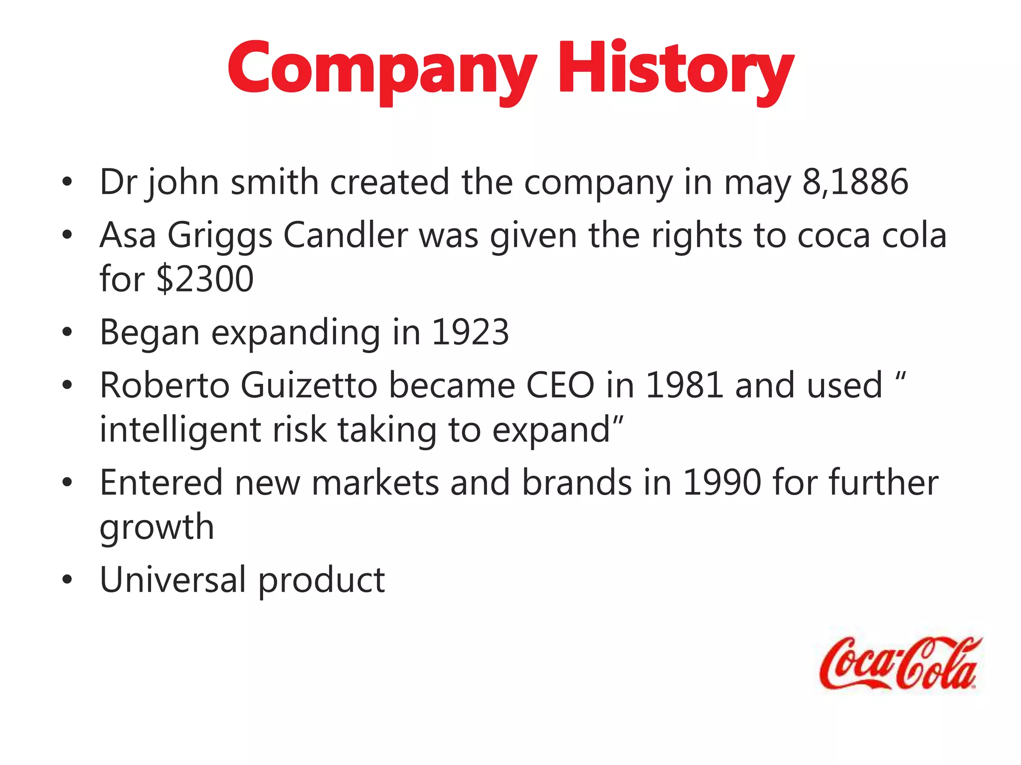 Operations at Coca Cola | PPTX