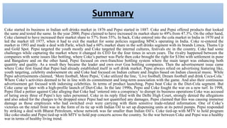 Coke vs Pepsi | PPTX