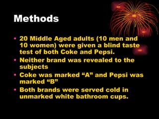 Coke / Pepsi Powerpoint | PPT | Food & Drink