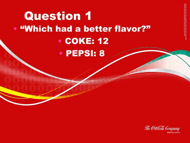 Coke / Pepsi Powerpoint | PPT | Food & Drink
