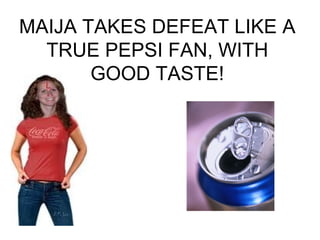 Coke vs Pepsi Concession presentation | PPT