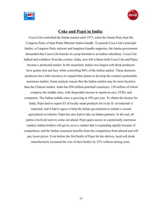 Coke vs-pepsi www.gameswala.com | Advertising Industry | Industries