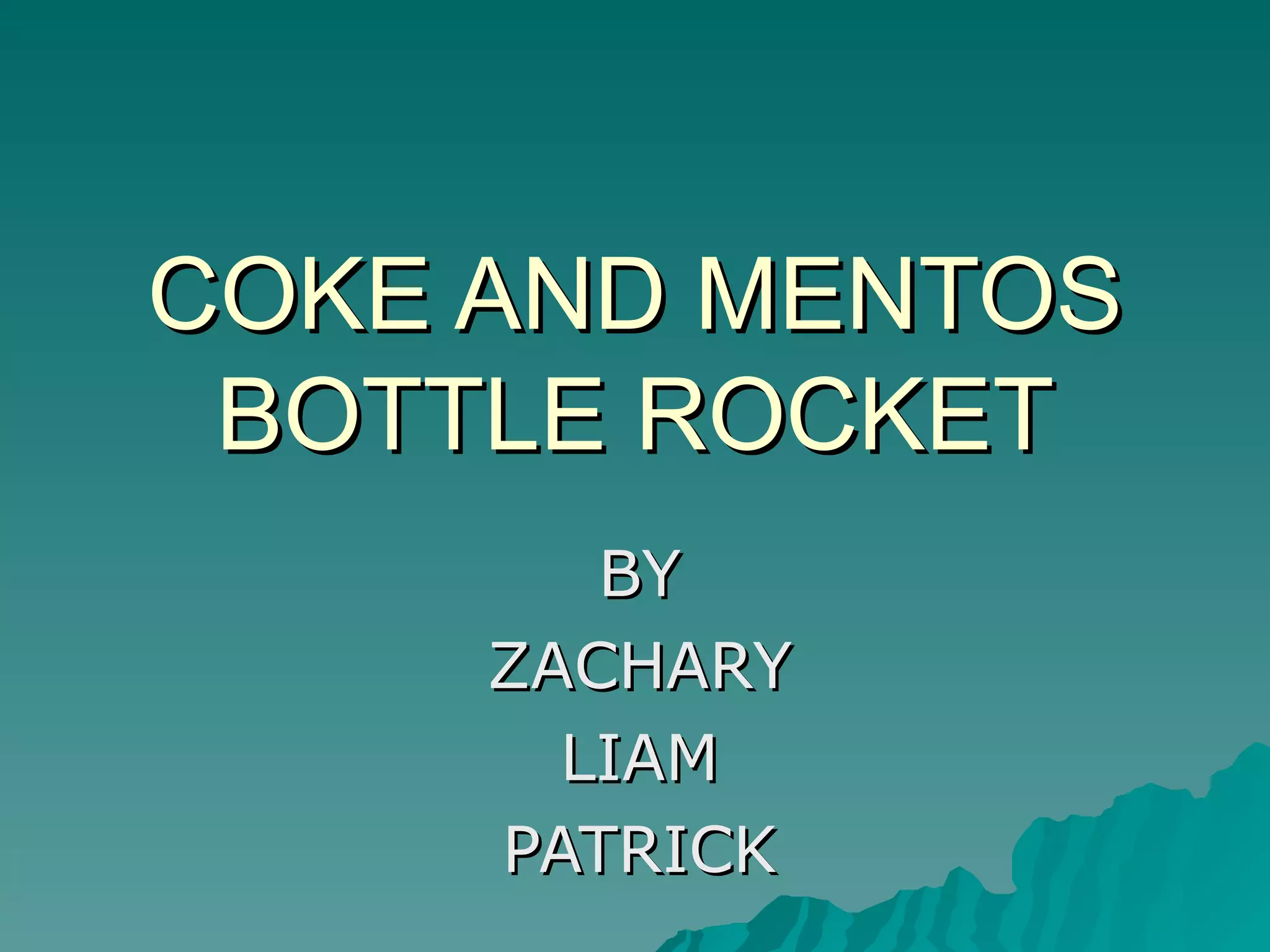 Coke and mentos | PPT
